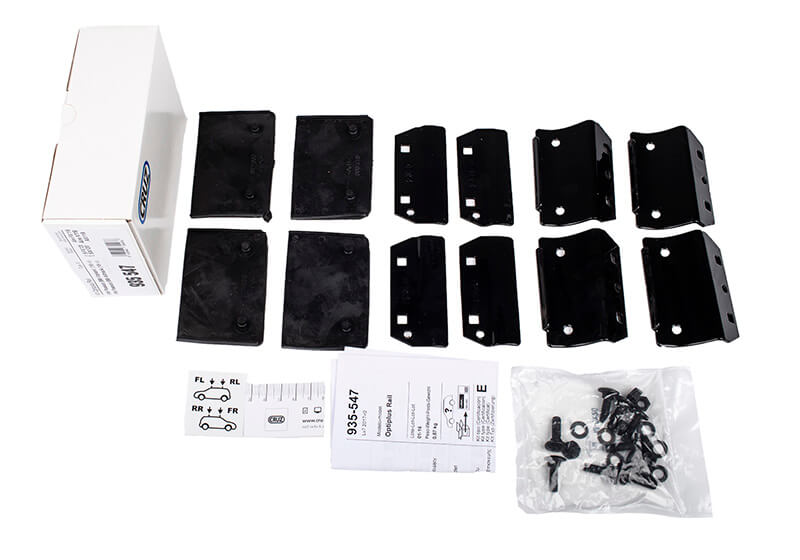 VW Passat est (14 on) with flush roof rails:CRUZ 120cm OptiPLUS S-FIX ...