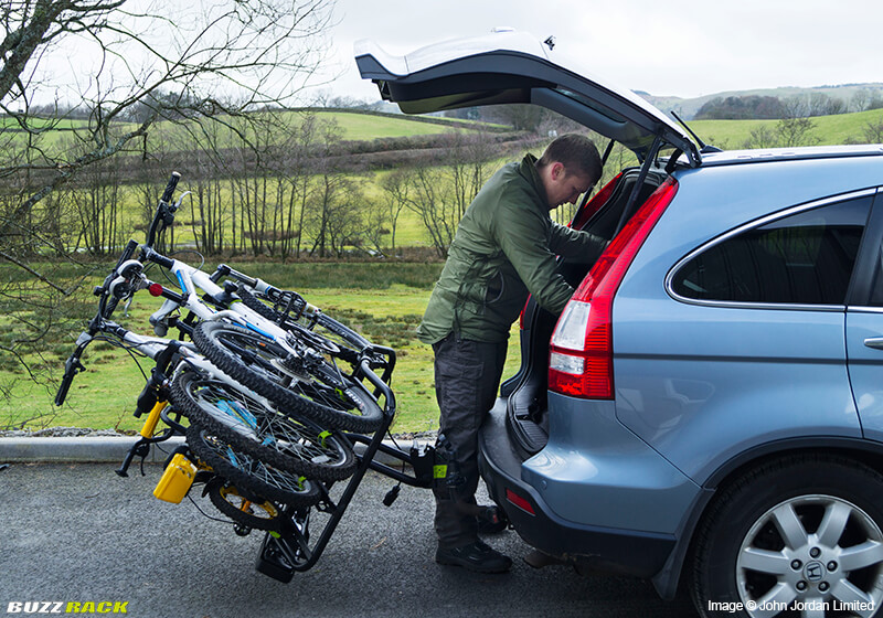 BUZZ RACK Buzz Quattro tilting 4 bike carrier no. BRP204.