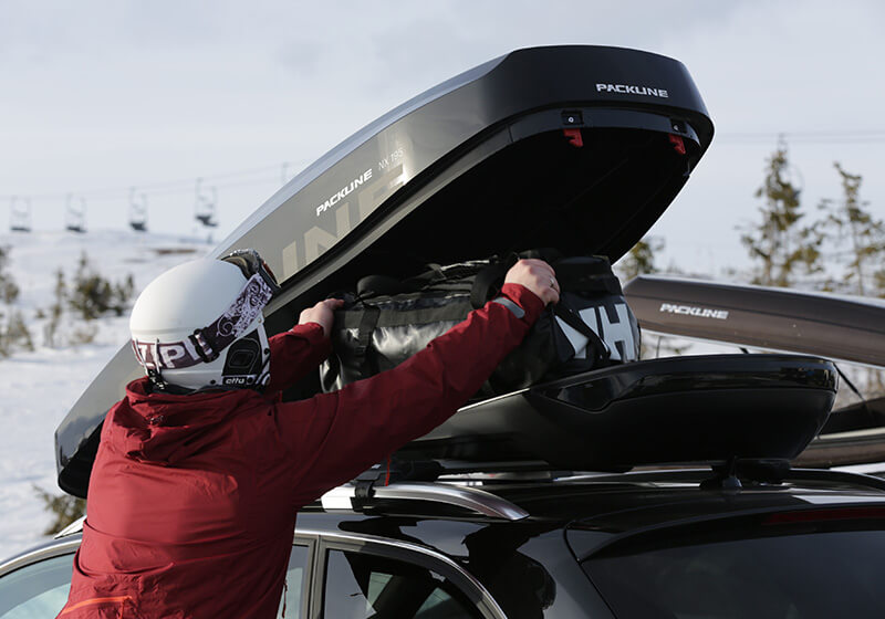 Packline NX-series roof box, gloss black, NX 195