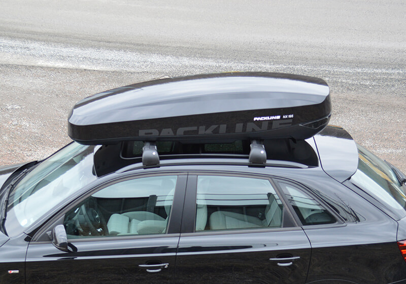 Packline NX-series roof box, gloss black, NX 195