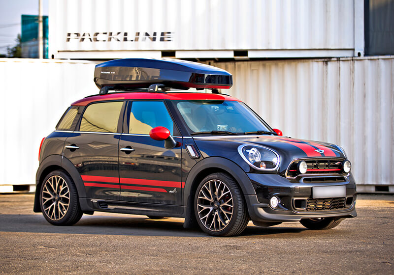 Packline NX-series roof box, gloss black, NX 195