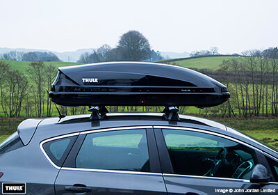 Thule Pacific 200 roof box, black glossy, no. 631204
