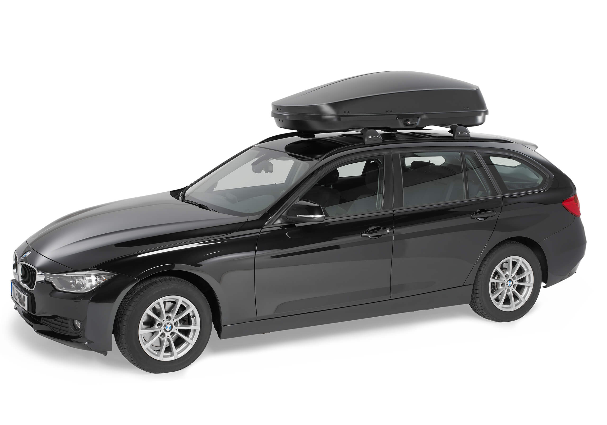 Whispbar 750 series 400 litre carbon black roof box WB751T