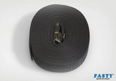 FASTY strap 150cm, black, 20mm wide, 300kg (1 strap).