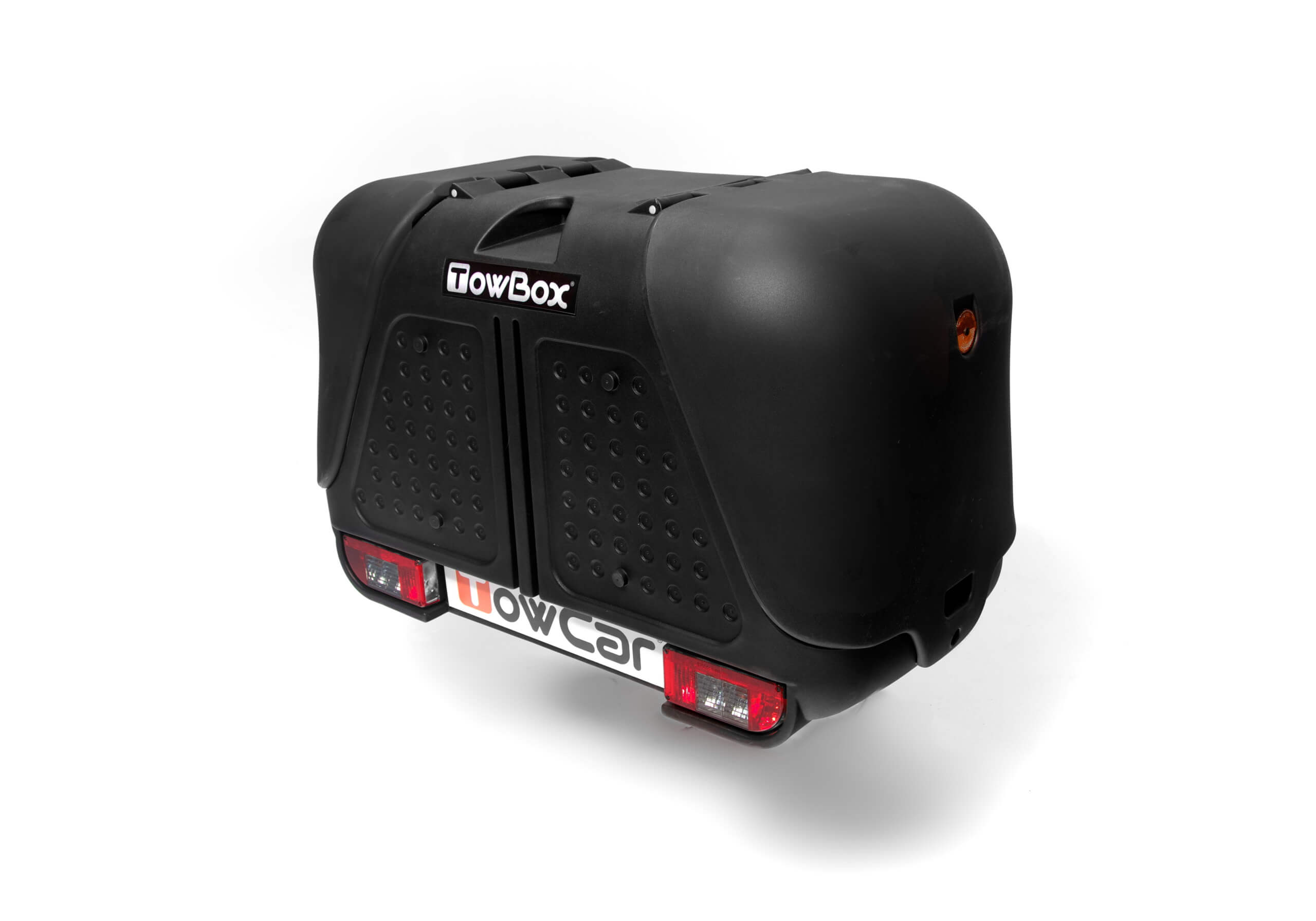 TowBox V2 towball-mounted 390L rear box, black, T2X000N