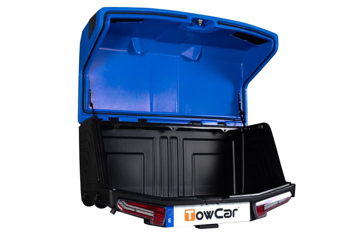 TowBox V3 towball-mounted 400L luggage box, blue, TV3XGA0.